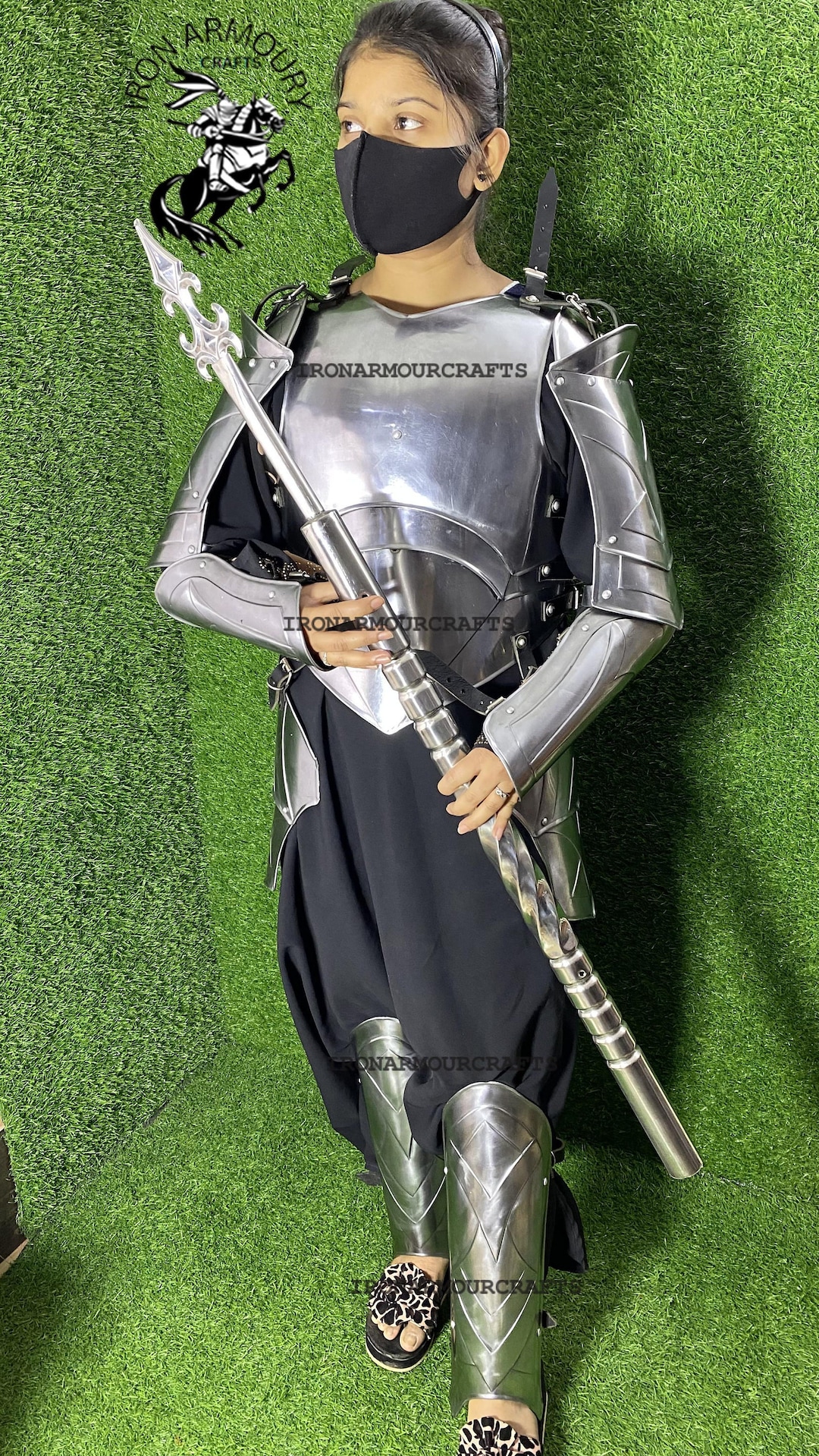 Medieval Brave Lady Armor Larp Armor Fantasy Armor - Etsy