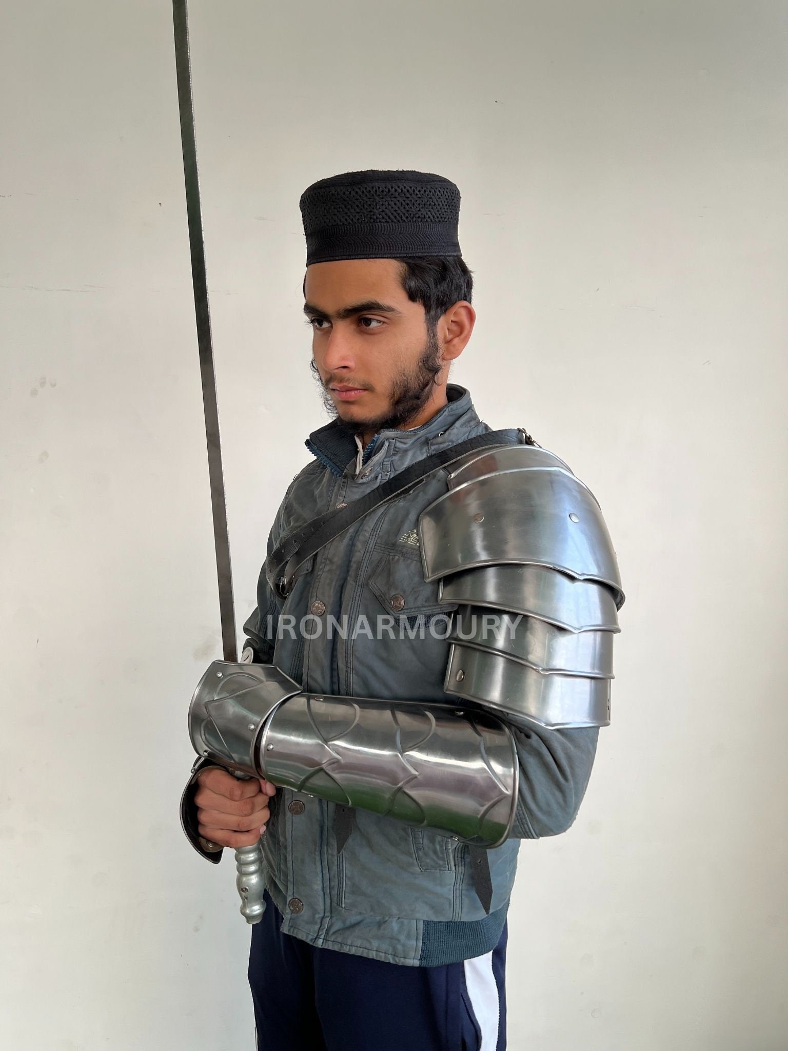 Medieval Knight Shoulder Armor Bracers Armor Larp - Etsy