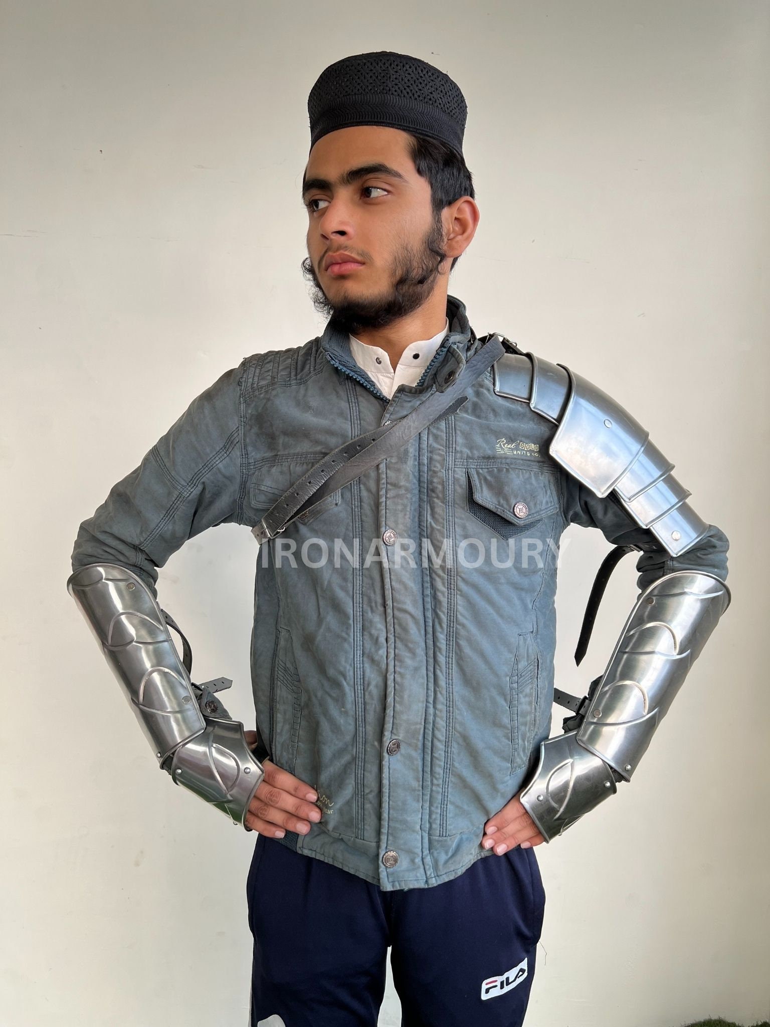 Medieval Knight Shoulder Armor Bracers Armor Larp - Etsy