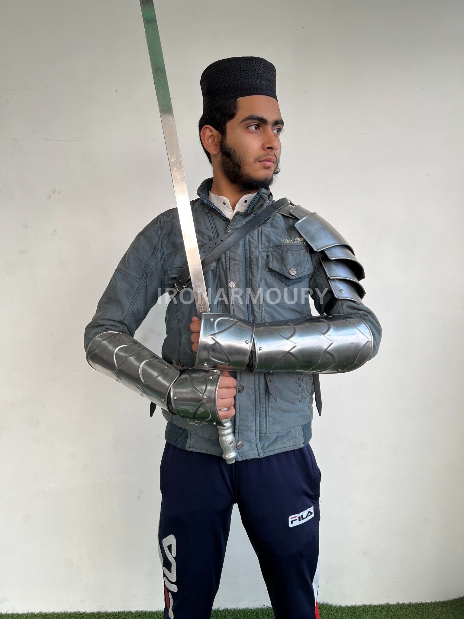 Medieval Knight Shoulder Armor Bracers Armor Larp - Etsy