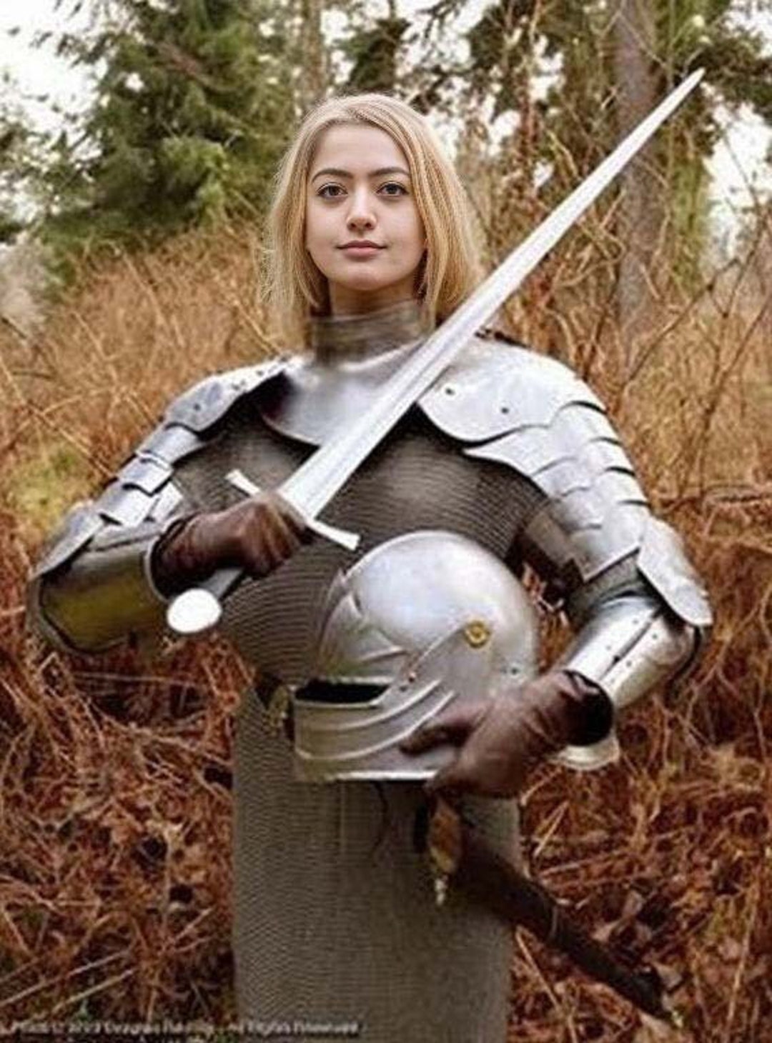 Medieval Knight Lady Armor Guards Female Armor Cosplay - Etsy