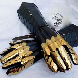 Nazgul Gauntlet Armor, Functional Finger Gloves, Cosplay, Sca, LARP ...
