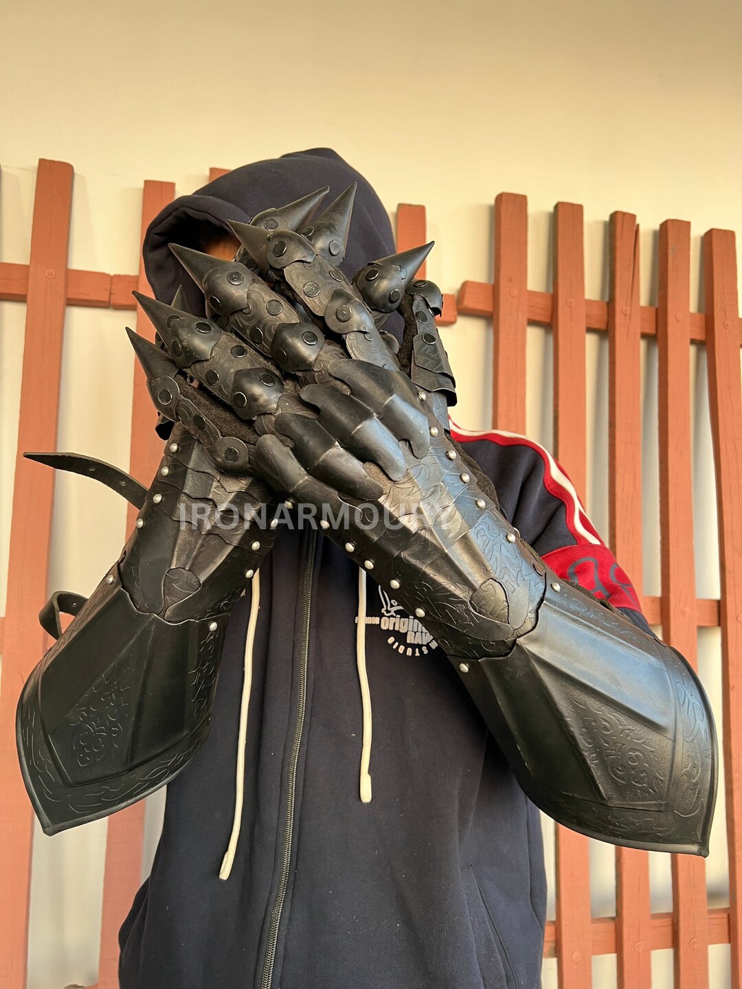 Medieval Knight Najgul Gauntlet Armor, Fantasy Gloves Armor, Etching ...
