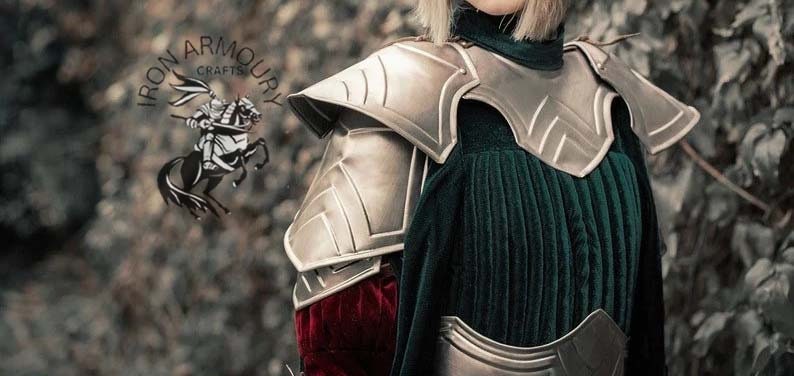 Knight Lady Armor Female Larp Armor Costume Cosplay Sca - Etsy