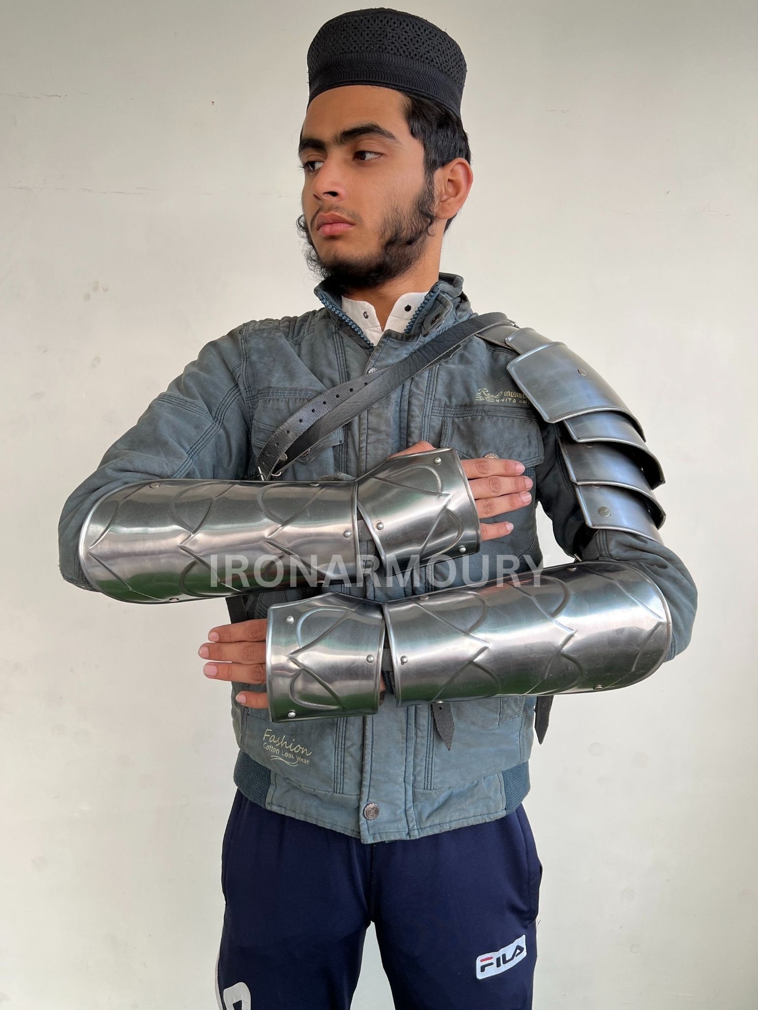 Medieval Knight Shoulder Armor Bracers Armor Larp - Etsy