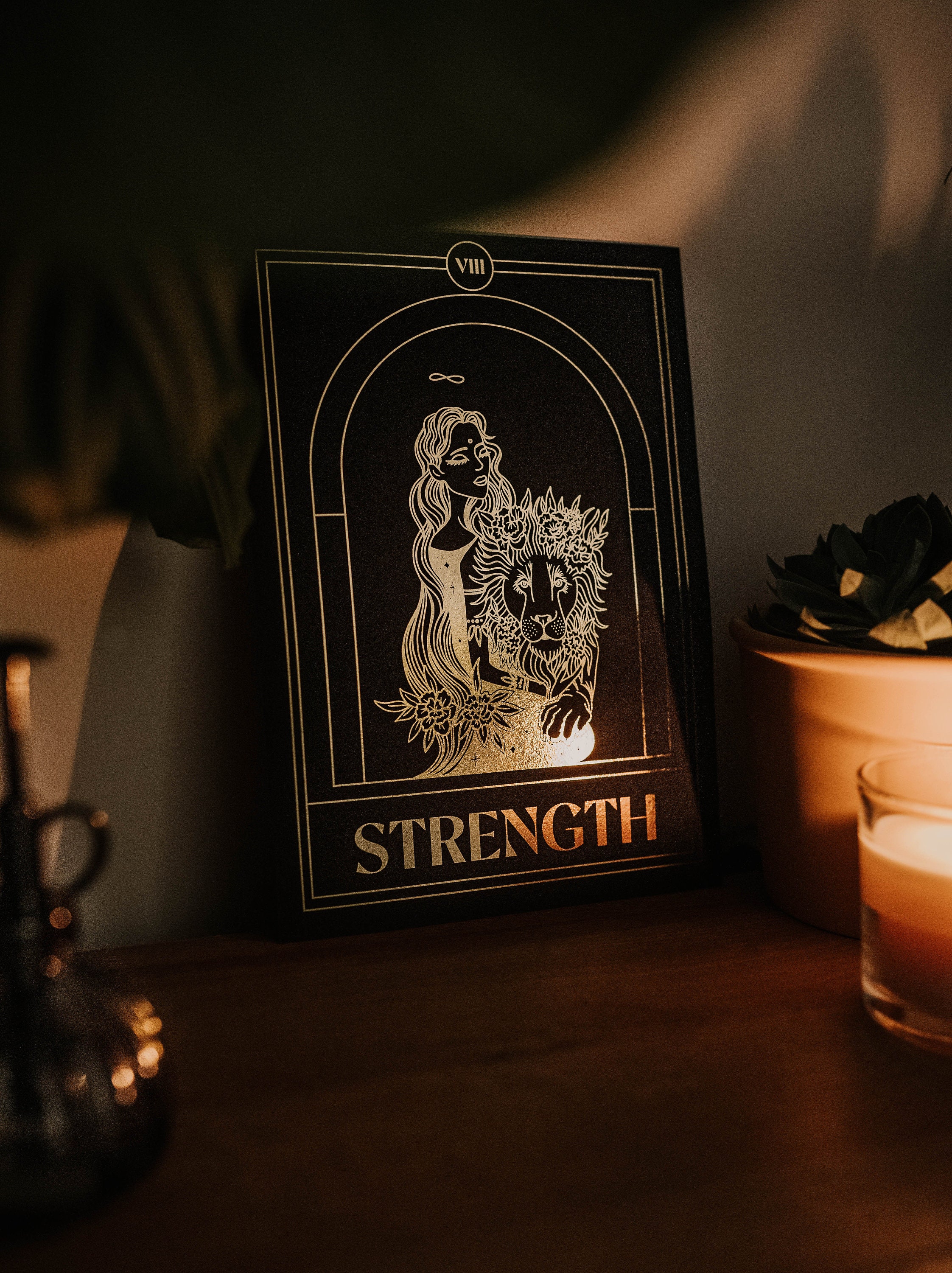 Gold Foiled Tarot Prints - Etsy