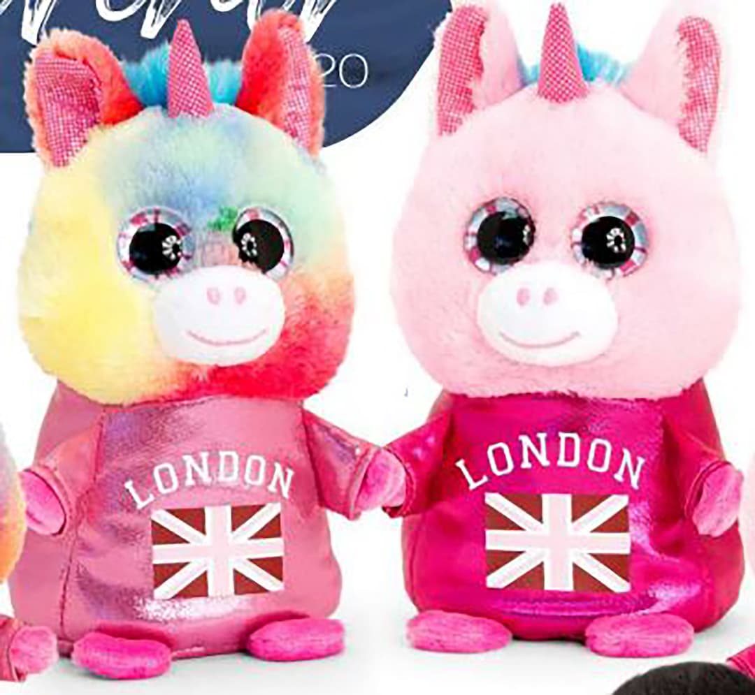 Party Bag Filler, Mini Motsu Unicorn With London T Shirt Keel Toys ...