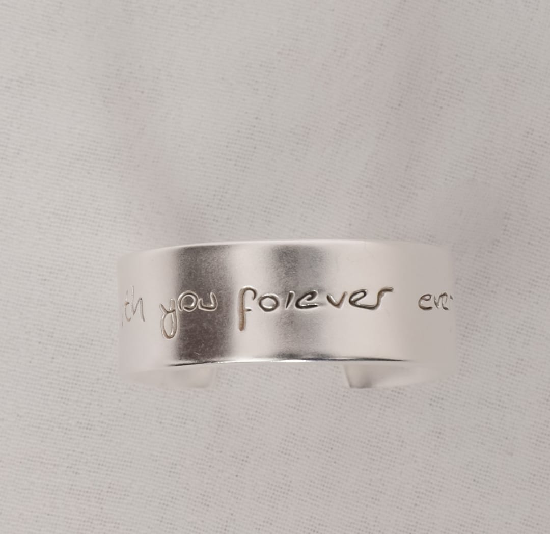 Custom Handwritten Message Ring Hidden Message Ring Secret Message ...