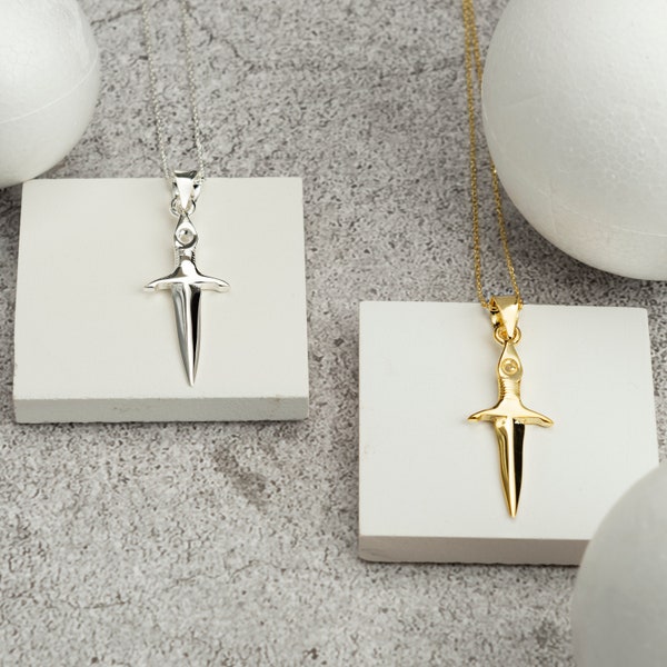 Dagger Necklace - Etsy