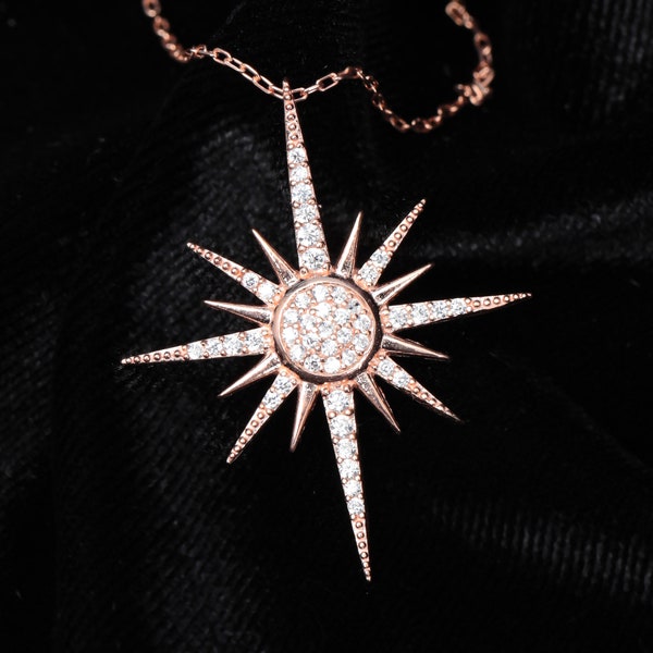 North Star Necklace - Etsy