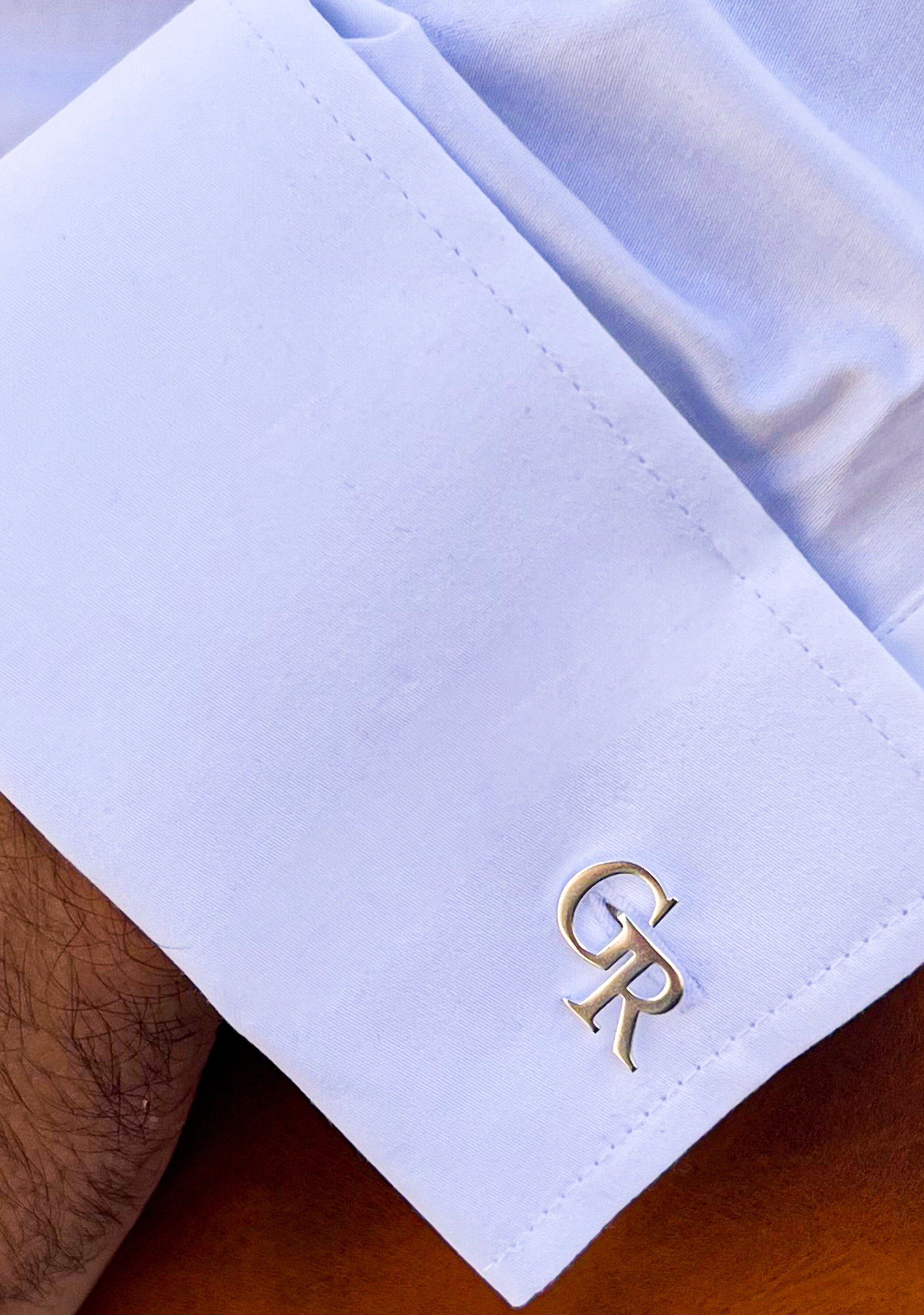 Personalized Cufflinks Sterling Silver Initials Cufflink - Etsy