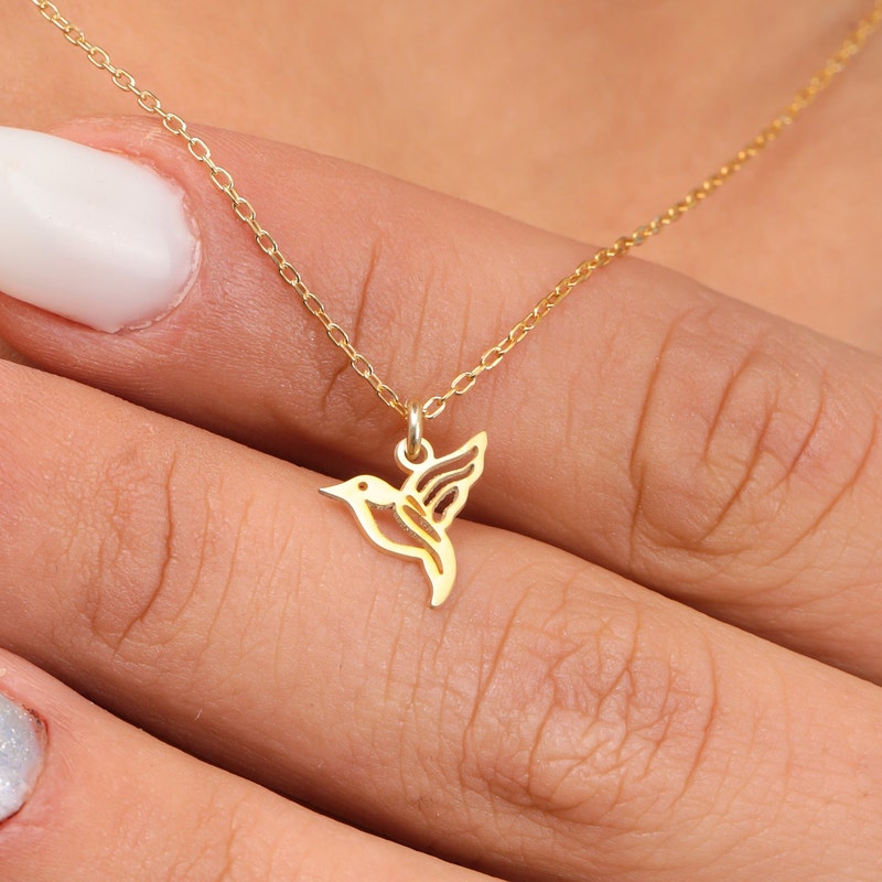 Hummingbird Necklace - Etsy