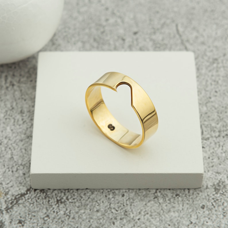 Couple Matching Rings Engraved Matching Couple Valentines - Etsy