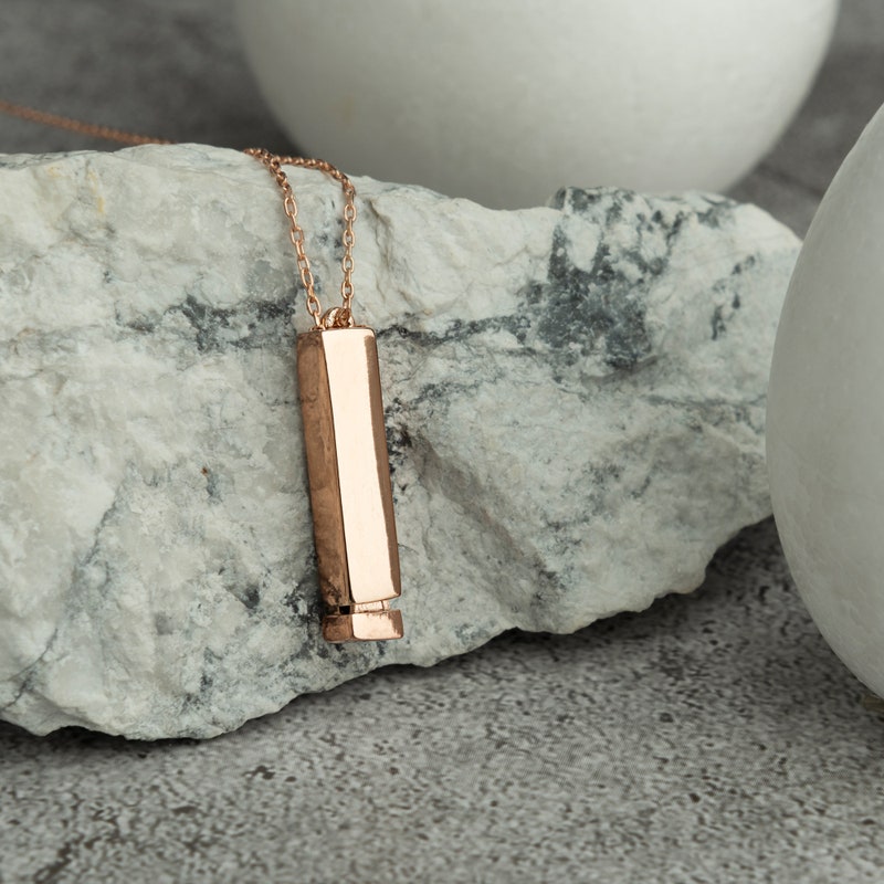 Message Necklace - Etsy