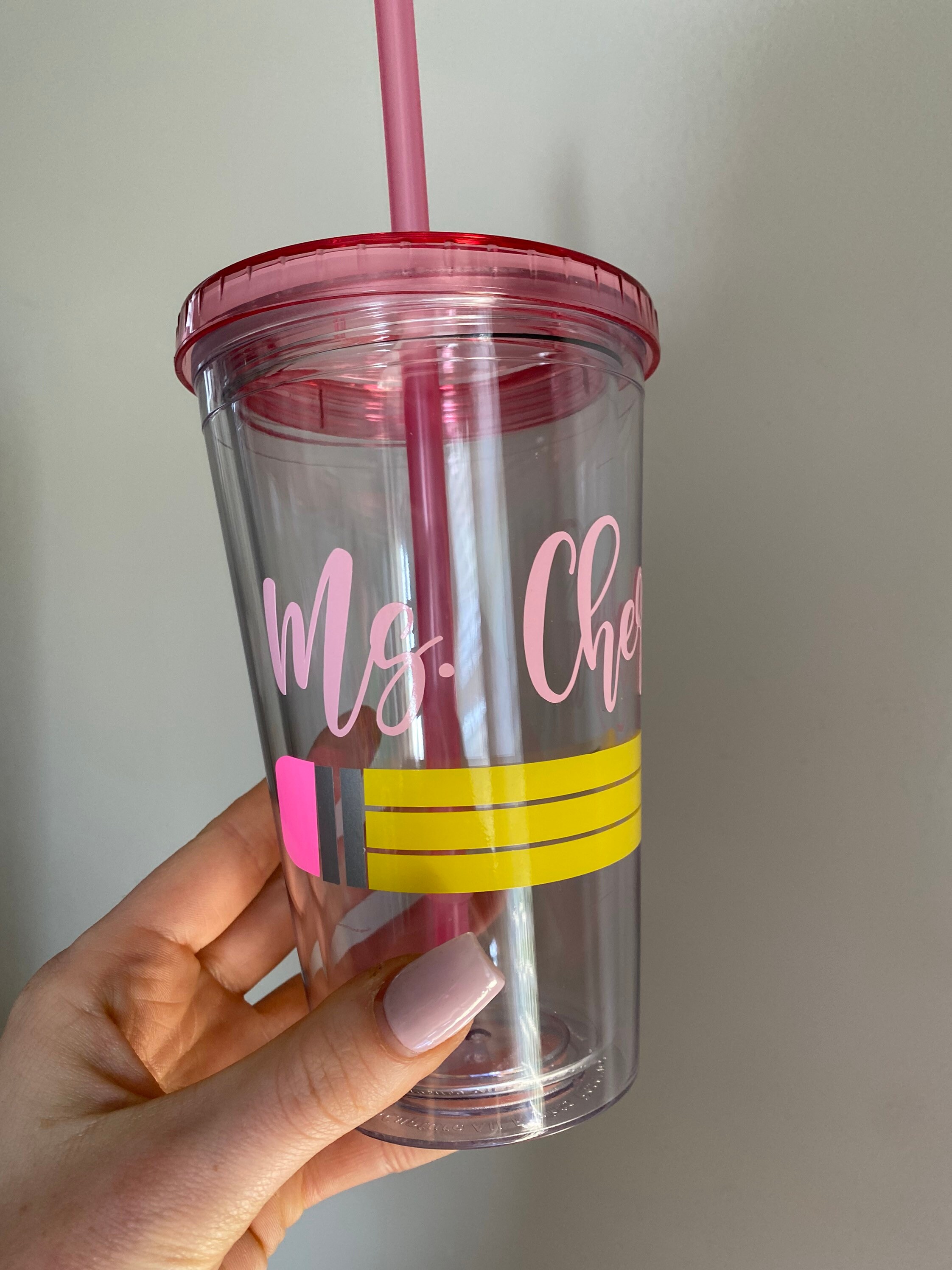 PERSONALIZED Colored Cups - Etsy
