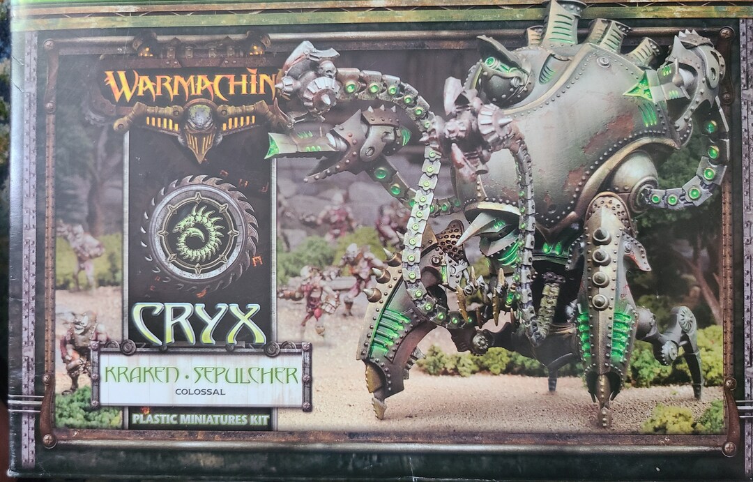 Privateer Press Warmachine CRYX Kraken Sepulcher Colossal NEW - Etsy