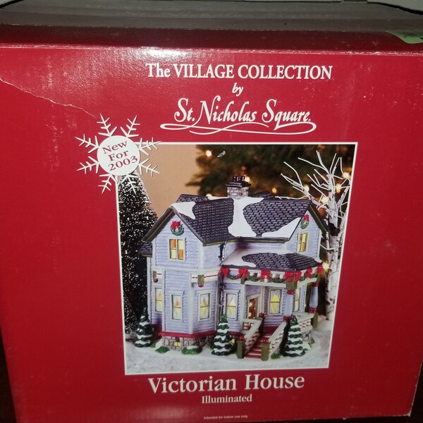 Shop St. Nicholas Square Christmas Village Houses - Etsy