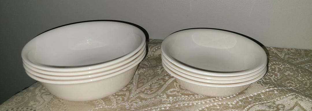 Set of 8 Corelle SANDSTONE 4 Cereal Bowls and 4 Berry Bowls - Etsy