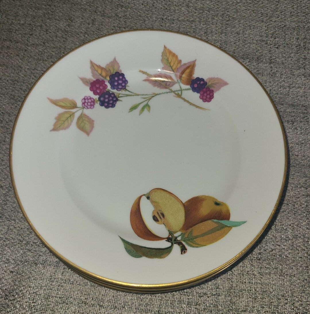 Set of 5 Royal Worcester Evesham Gold Bread Butter Plate 6 5/8 - Etsy