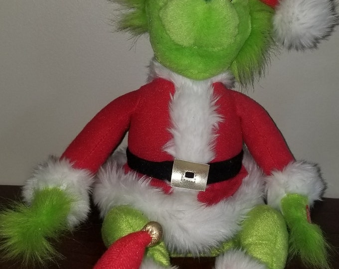 Dr. Seuss Signing & Moving 9" Plush Grinch Beverly Hills Teddy Bear Co ...