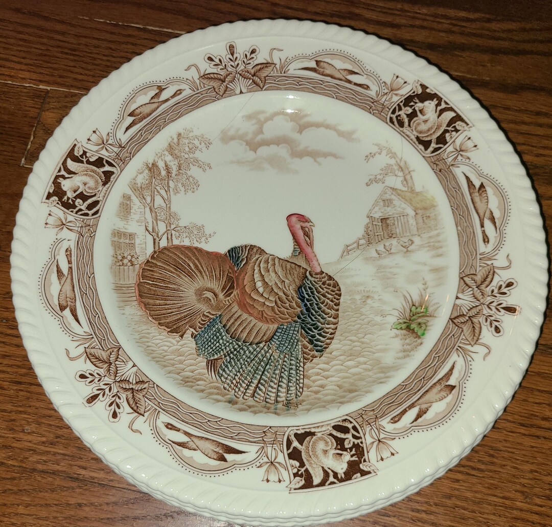 Set of 4 Johnson Bros BARNYARD KING Dinner Plates 10.75 - Etsy