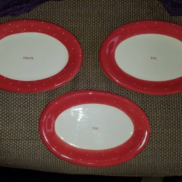 Polka Dot Plate - Etsy