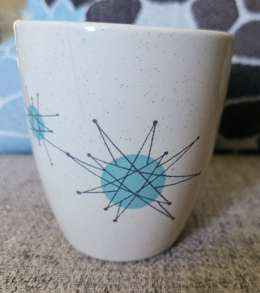 Franciscan STARBURST Atomic JUICE Cup TUMBLER 3.25” Rare - Etsy