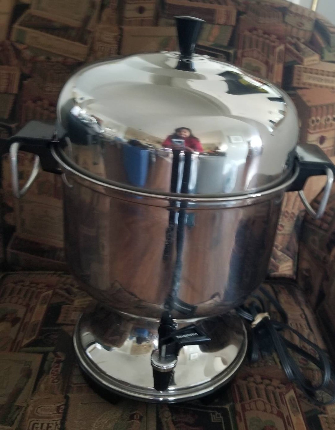 Farberware B-155 Stainless Steel 12-55 Cup Automatic Coffee Percolator ...