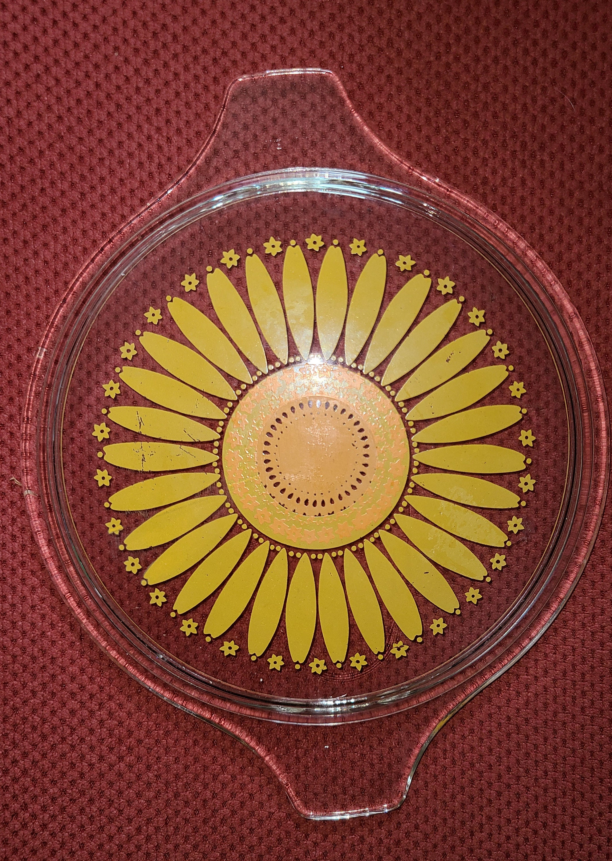 Pyrex Cinderella Sunflower/daisy LID 16-474-C - Etsy
