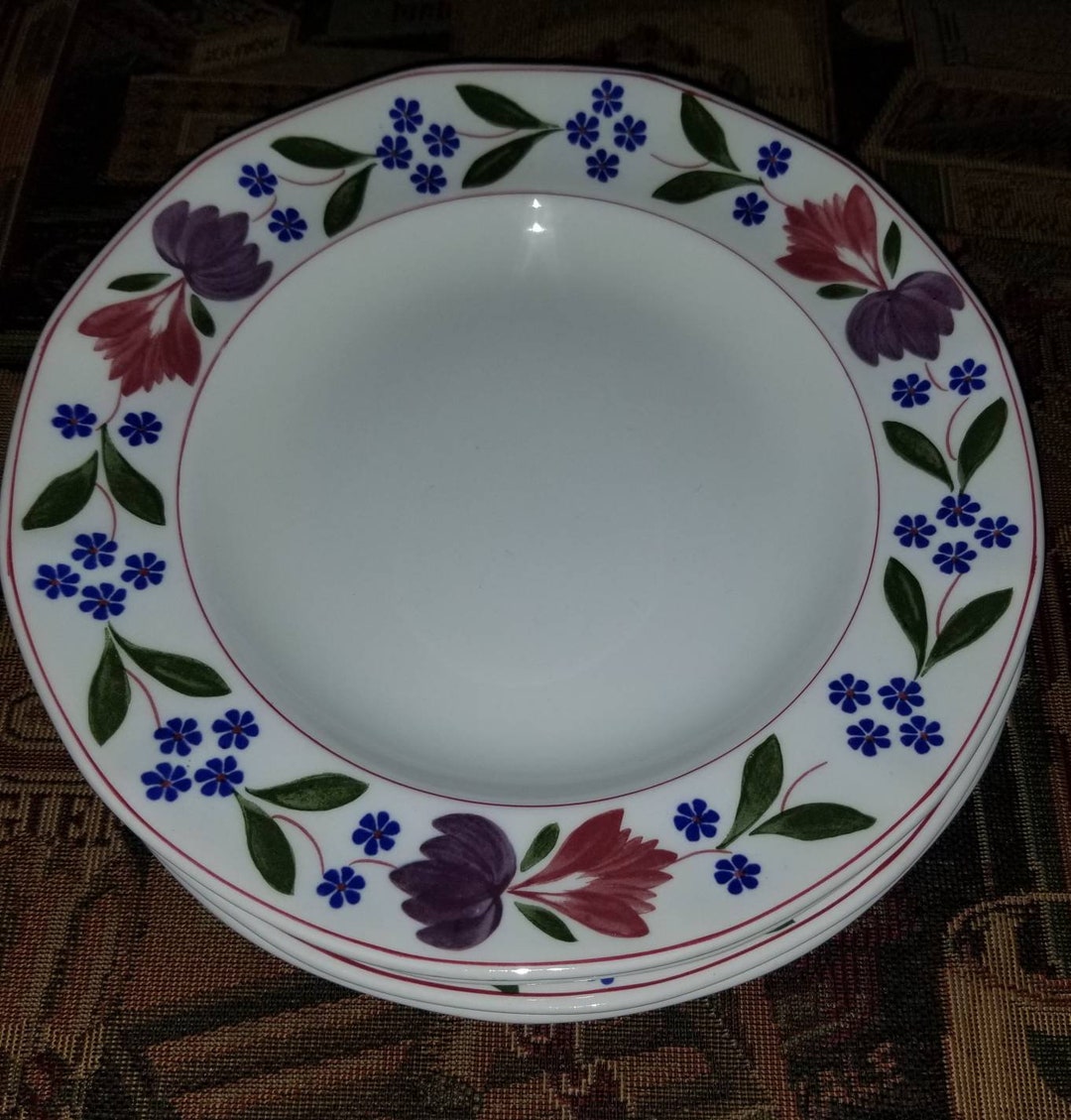 Set of 4 Adams English Ironstone Old Colonial Farmhouse Salad Plates - Etsy