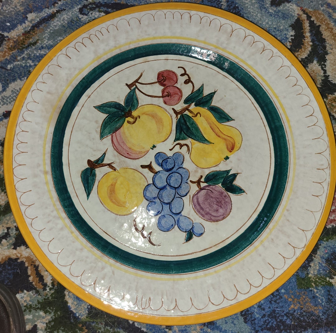 Lot of 4 STANGL Pottery Fruit Pattern 3 Salad Plates 1 - Etsy