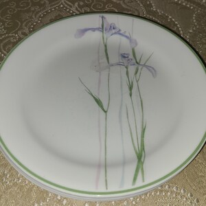 Lot of 8 Corelle SHADOW IRIS (4) 7.25" Soup Cereal Bowls + (4) 7.25 ...