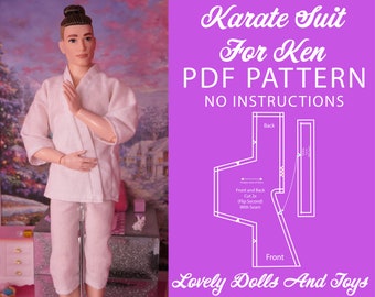 Karate Suit Pattern - Etsy