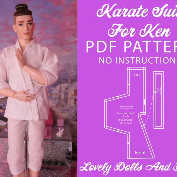 Ken Doll Sewing Pattern - Etsy