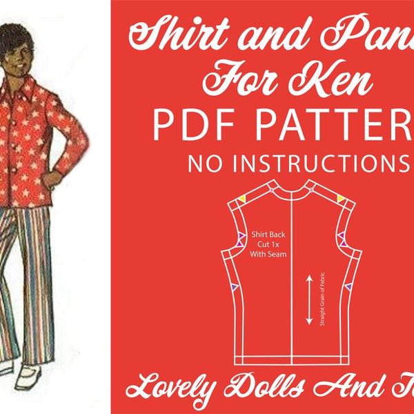 Ken Clothes Pattern - Etsy
