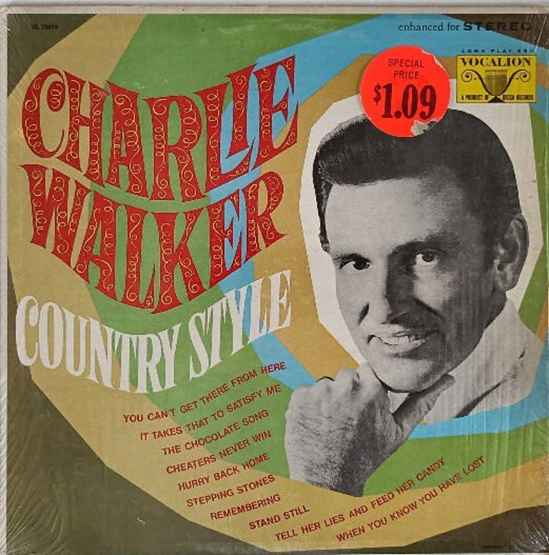 Charlie Walker Country Style LP Record - Etsy