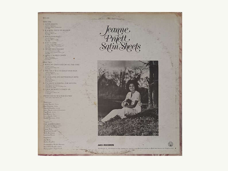 Jeanne Pruett Satin Sheets LP Record - Etsy