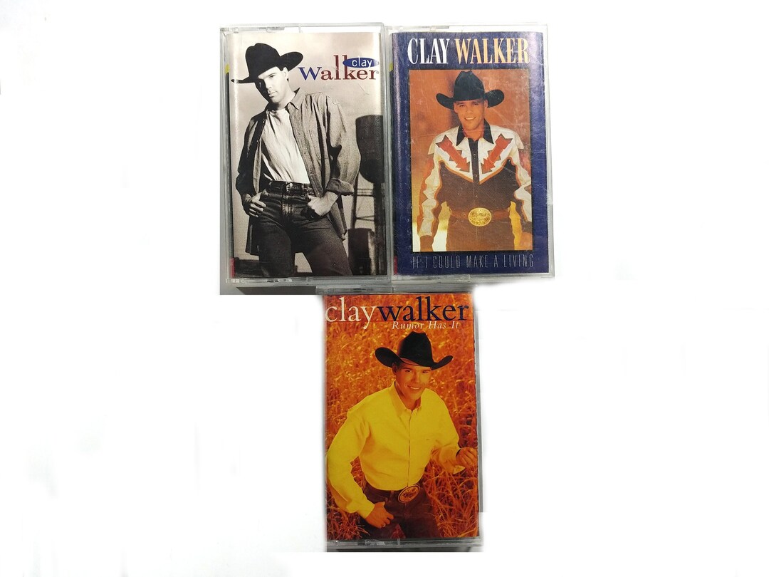 Clay Walker, Various Album Titles, Cassette - Etsy