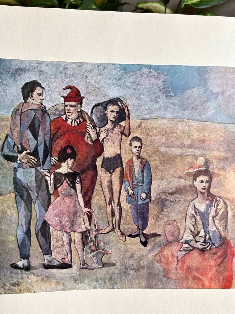 The Saltimbanques Picasso Print - Etsy