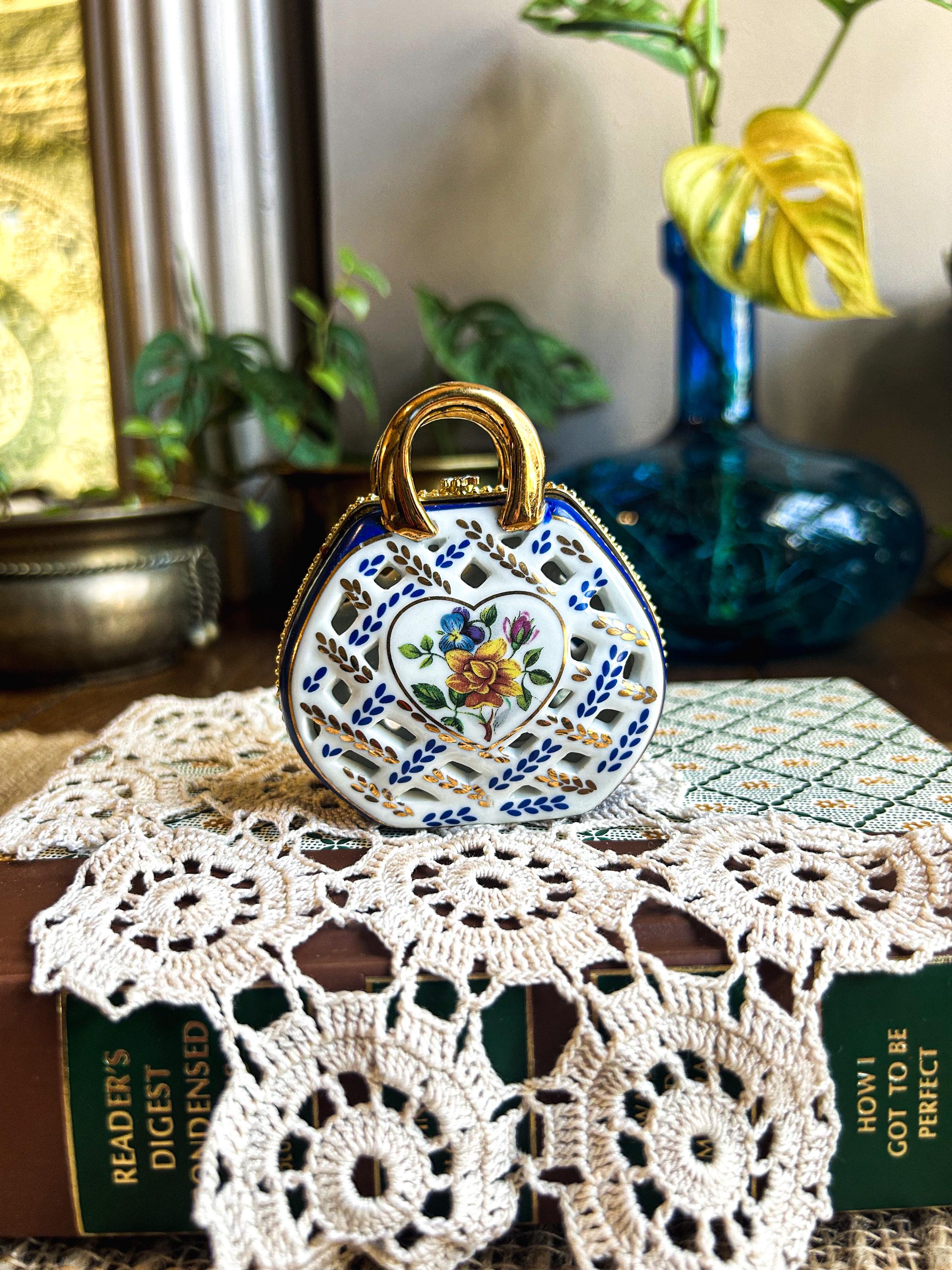 Vintage Porcelain Purse - Etsy