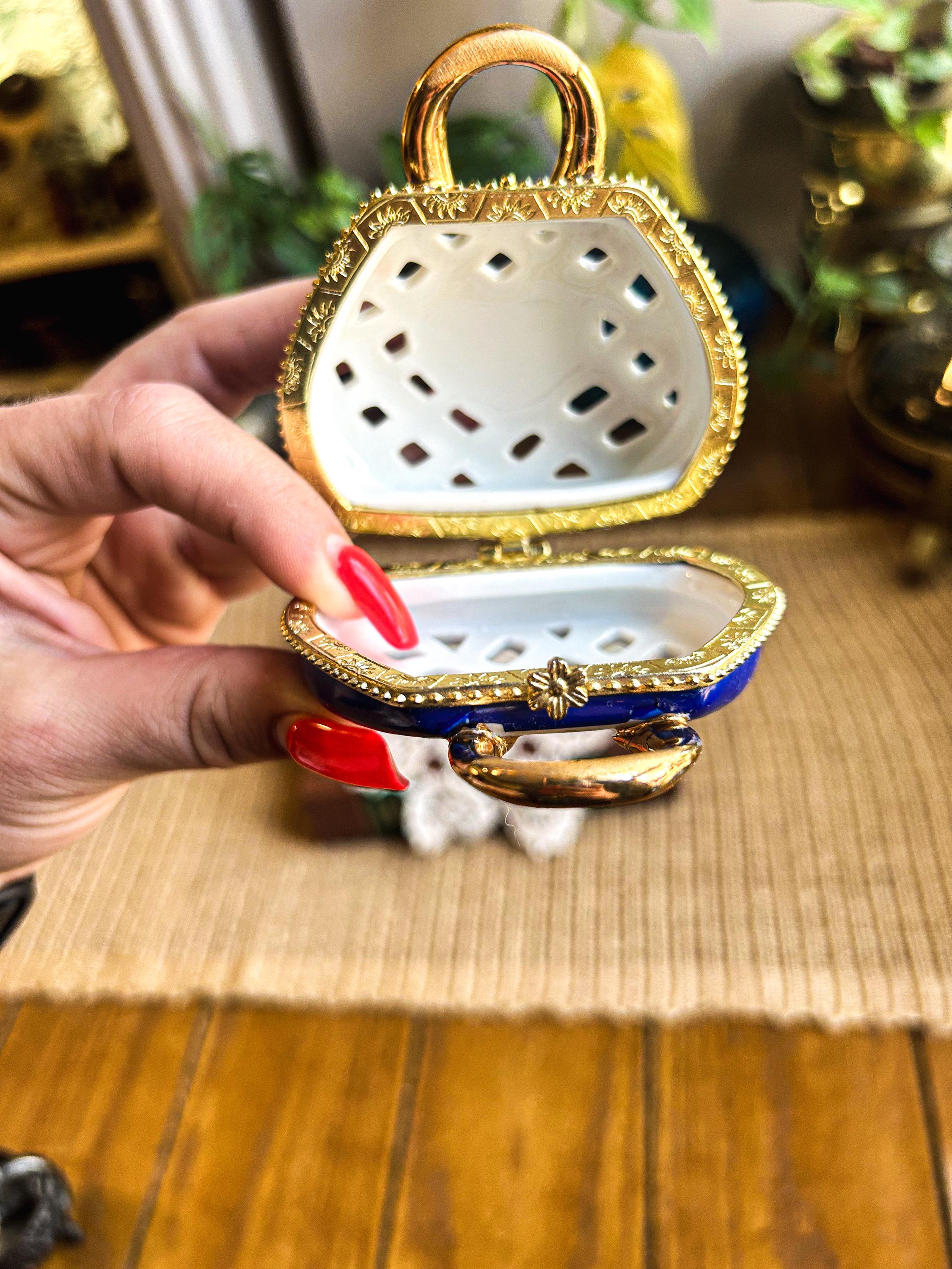Vintage Porcelain Purse - Etsy