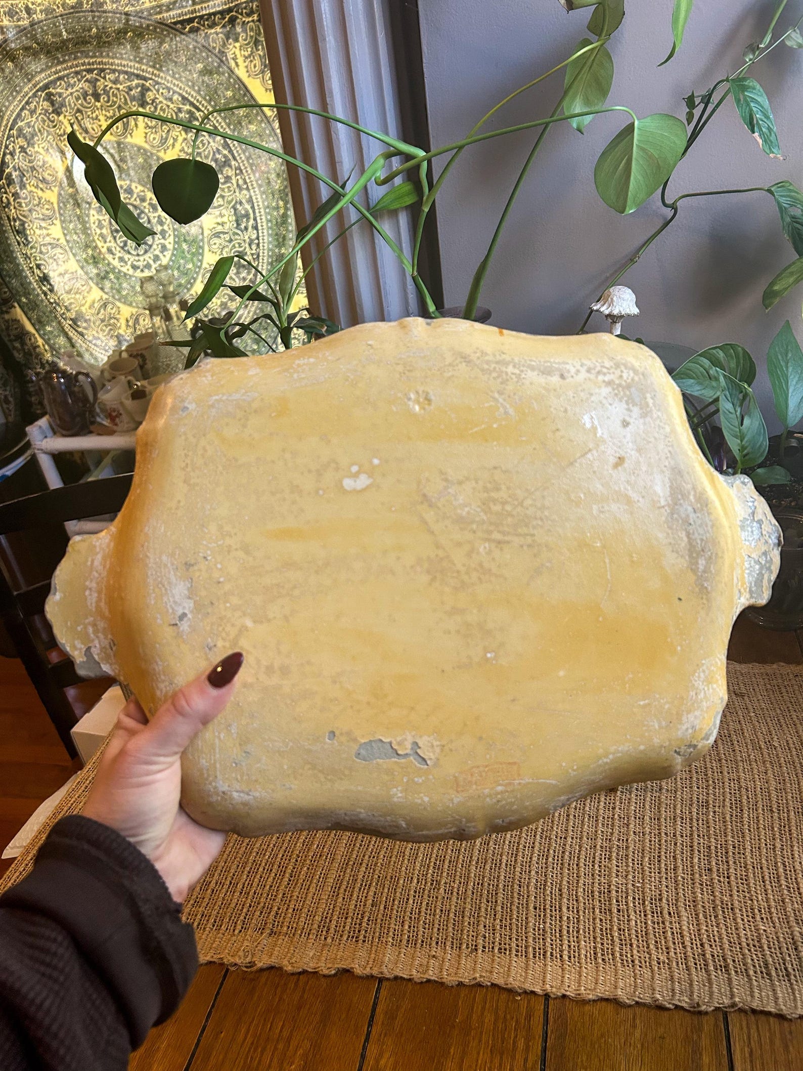 Vintage Paper Mache Leaves and Grapes Tray - Etsy