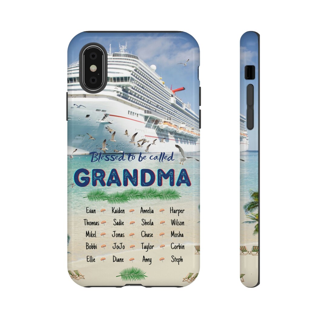 Personalized Grandma Cruise Ship Phone Case: Iphone, Pixel, Samsung - Etsy