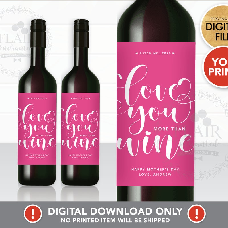Custom Wine Labels - Etsy