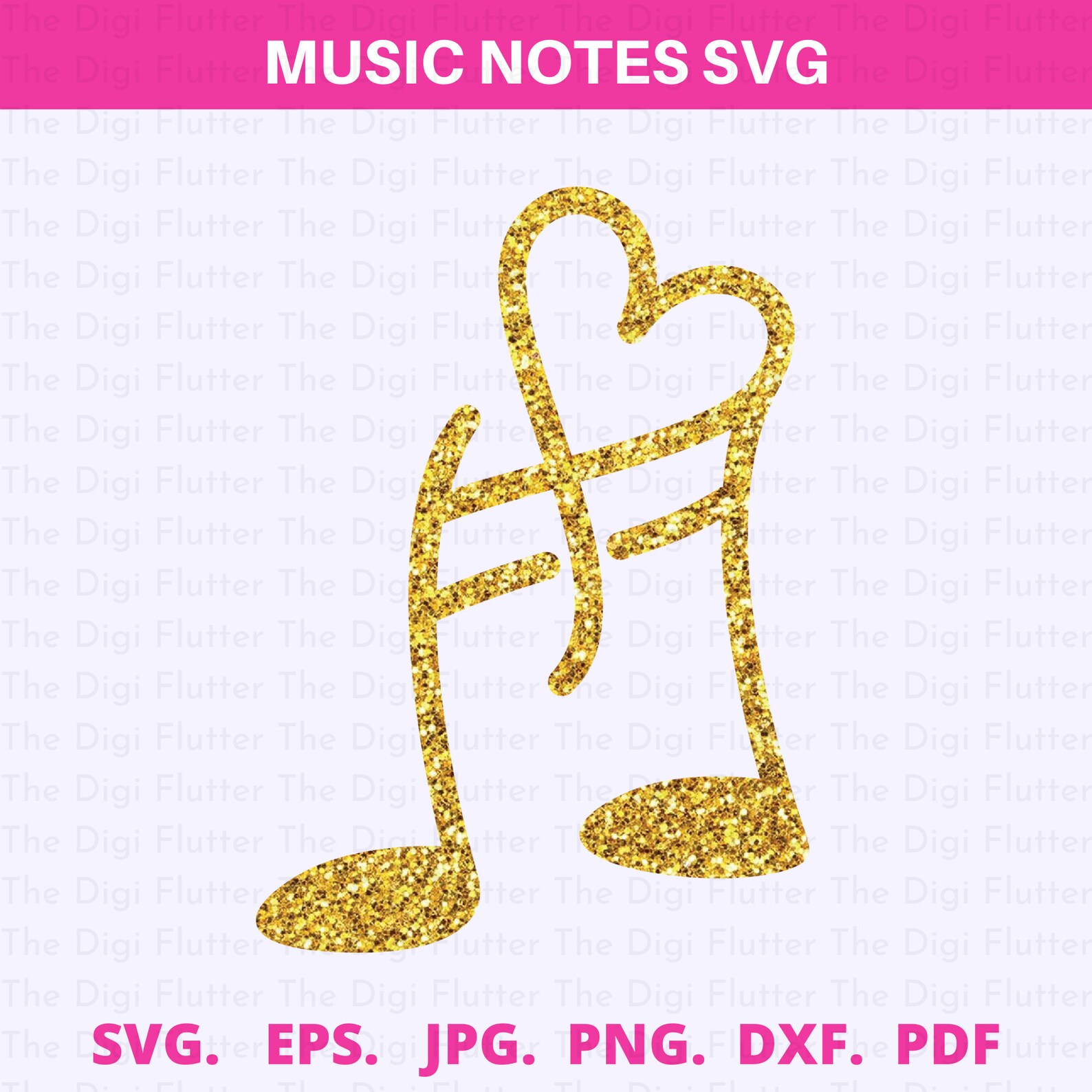 Music Note Svg, Music Notes Clip Art, Music Notes Clipart, Music Notes ...