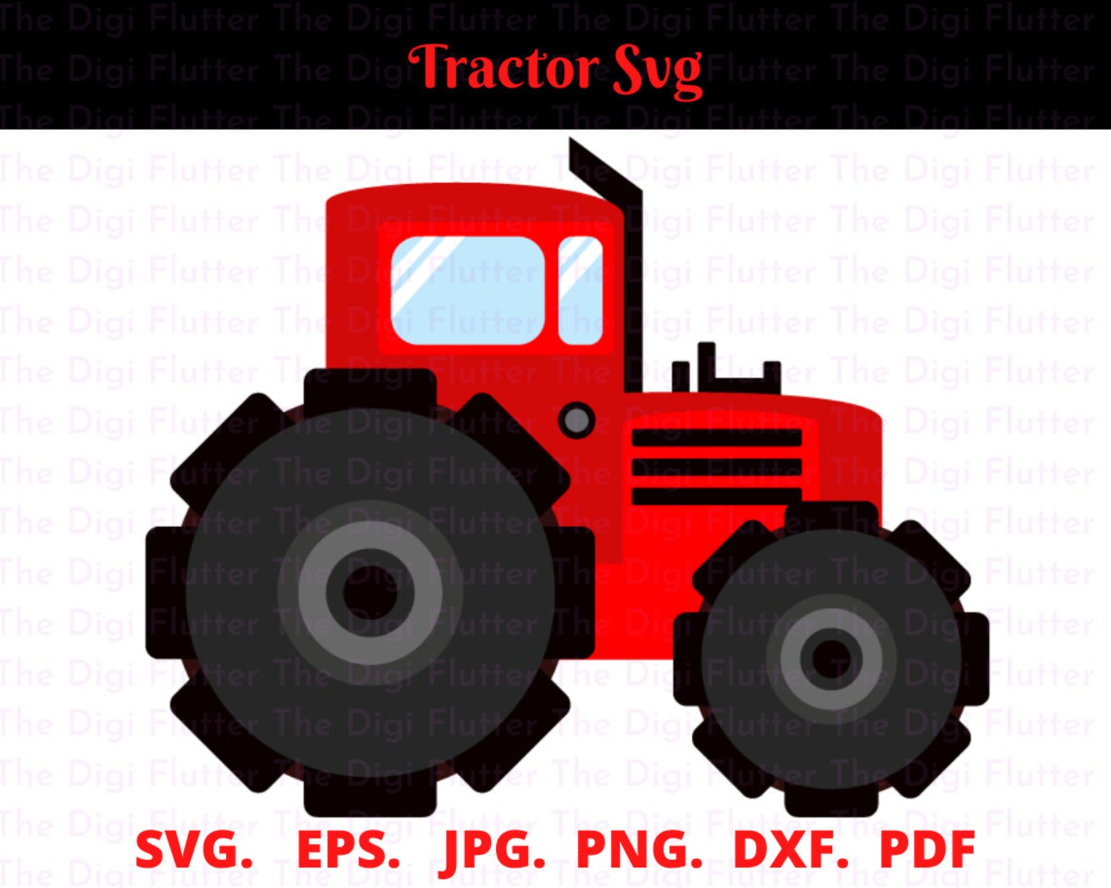 Tractor Cut File, Tractor Svg Png, Tractor Cricut, Tractor Png, Tractor ...