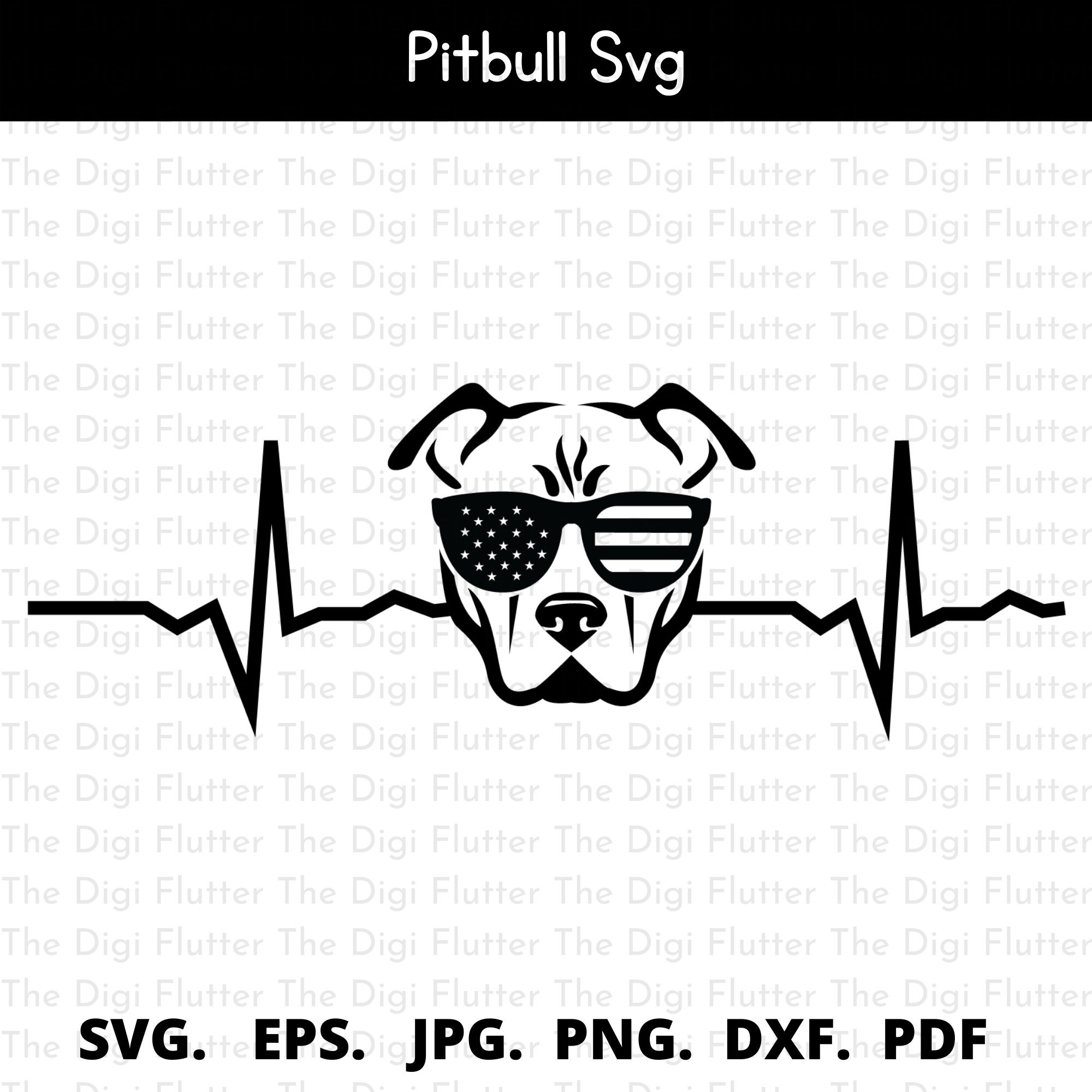 Pitbull Svg Pitbull Png Pitbull Clip Art Pitbull Svg Png - Etsy