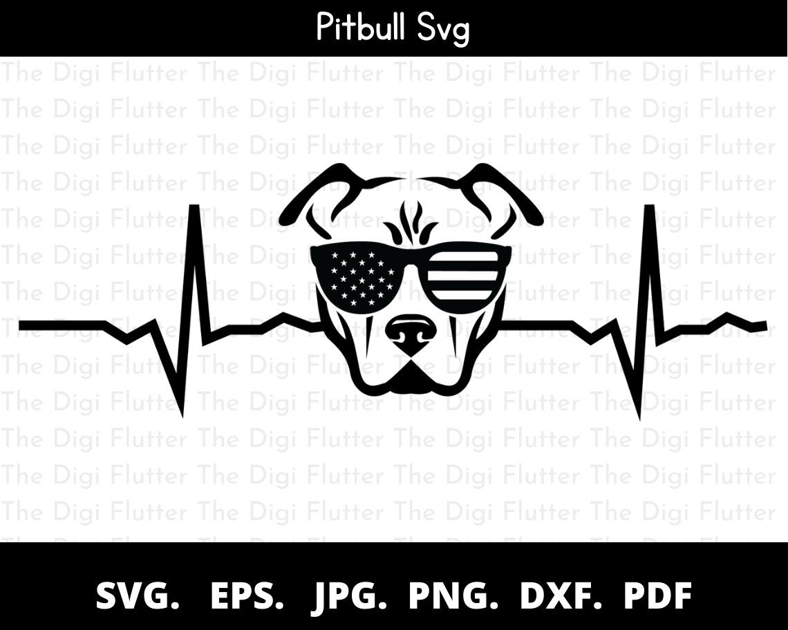 Pitbull Svg Pitbull Png Pitbull Clip Art Pitbull Svg Png - Etsy