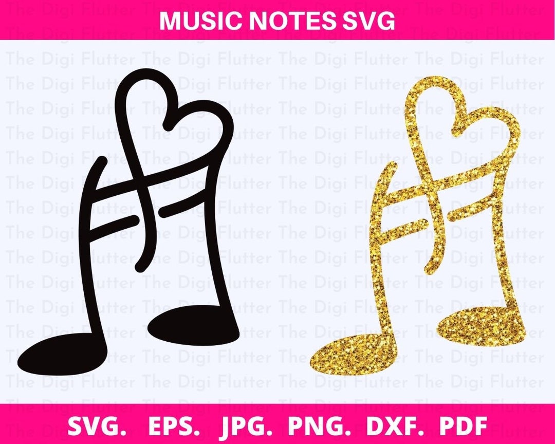 Music Note Svg, Music Notes Clip Art, Music Notes Clipart, Music Notes ...