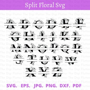 Split Alphabet Svg, Split Alphabet Cricut, Split Alphabet Cricut Svg ...